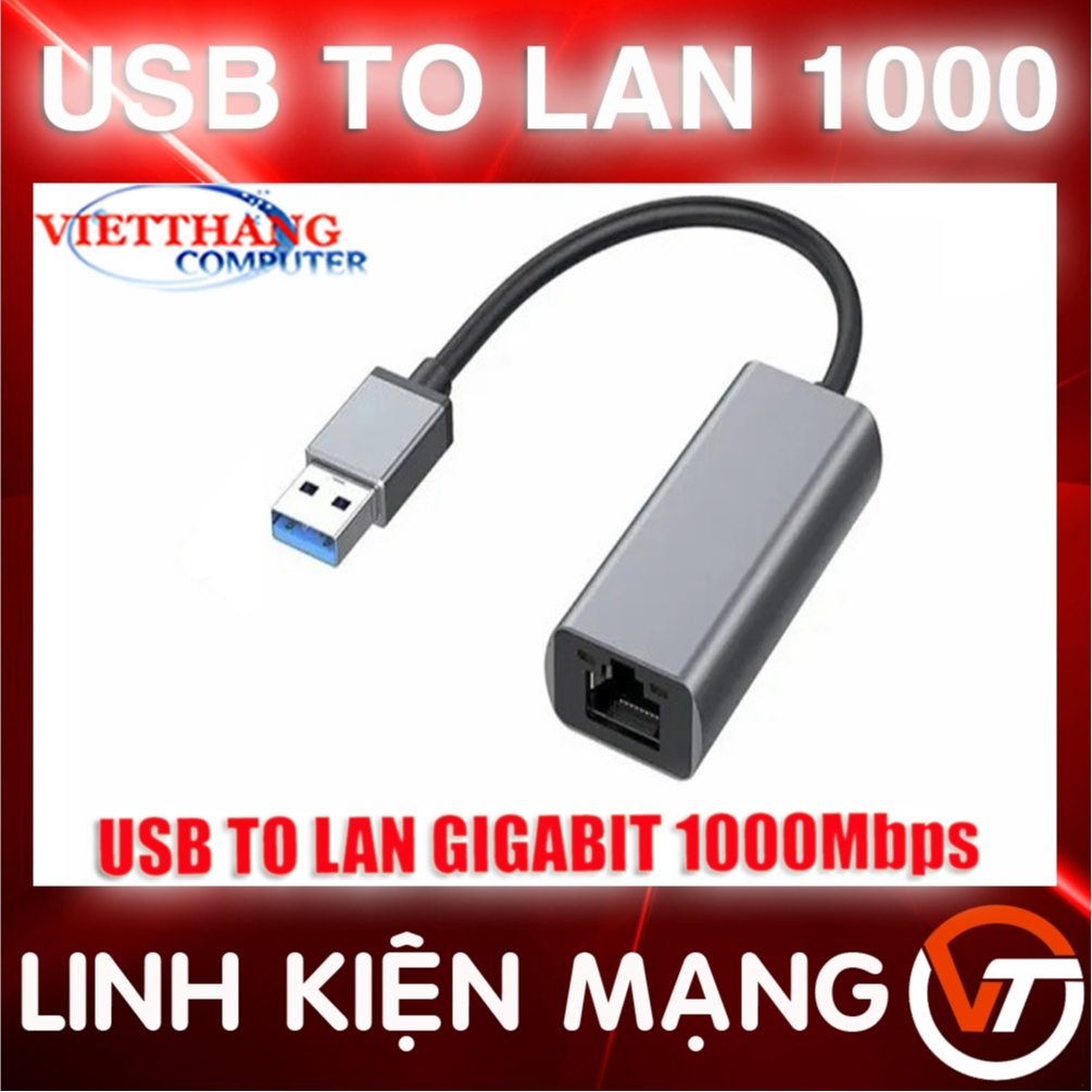 USB to Lan - USB 3.0 to Lan 10/100/1000Mbps Gigabit Ethernet Cable ...
