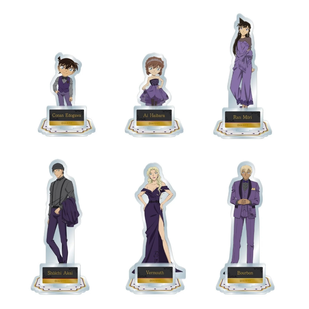 Conan Cafe 2023 Standee Limited Conan Haibara Ran Amuro Akai Vermouth ...