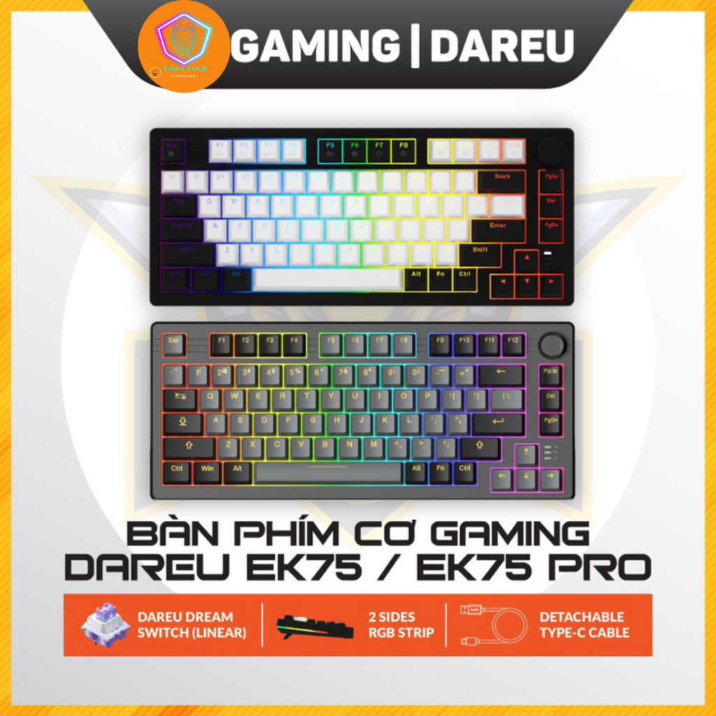 Genuine mechanical keyboard Dareu EK75 / EK75 Pro | Shopee Malaysia