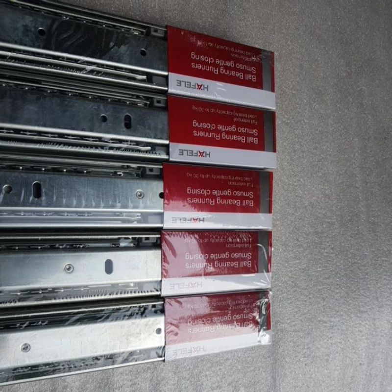 3-stage ball bearings, HAFELE damping rails of all sizes | Shopee Malaysia
