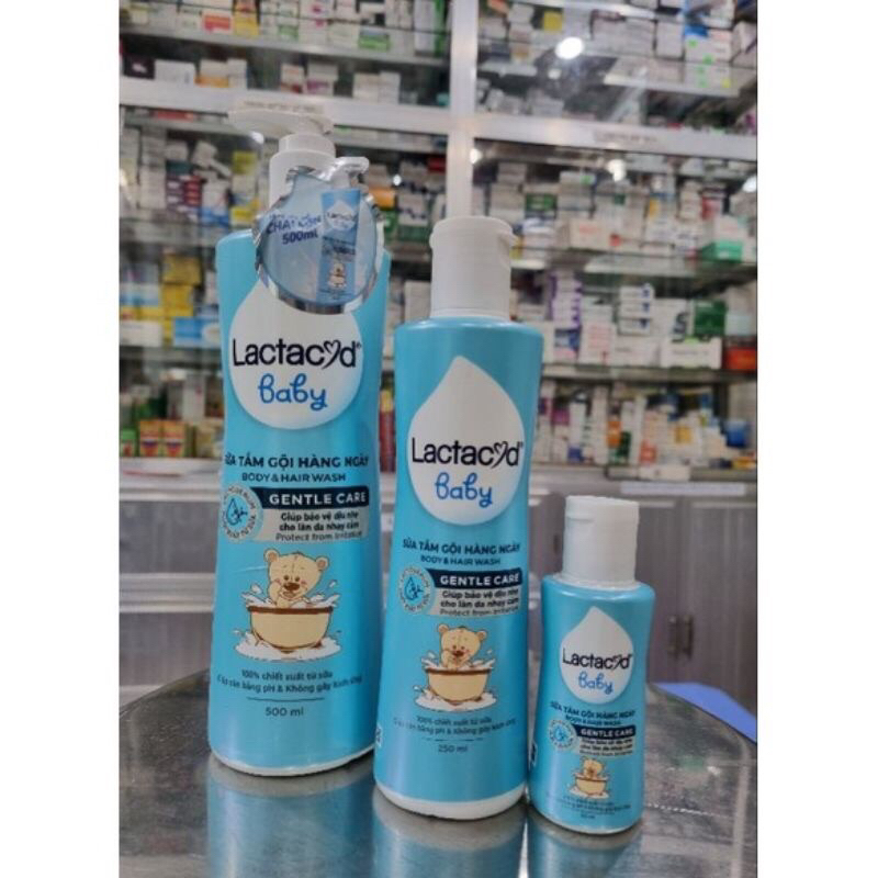 LACTACYD baby Gentle care - Daily shower gel with separate formula for ...