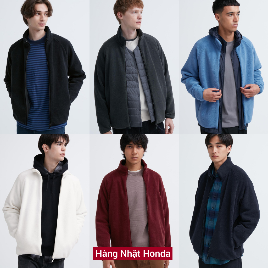 [Auth Uniqlo] Men's Pressed Fleece Sweatshirt - Tag Japan | Shopee Malaysia