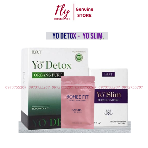 Yo Slim Weight Loss Combo With Yo Detox BOT (Effective Weight Loss Pair ...