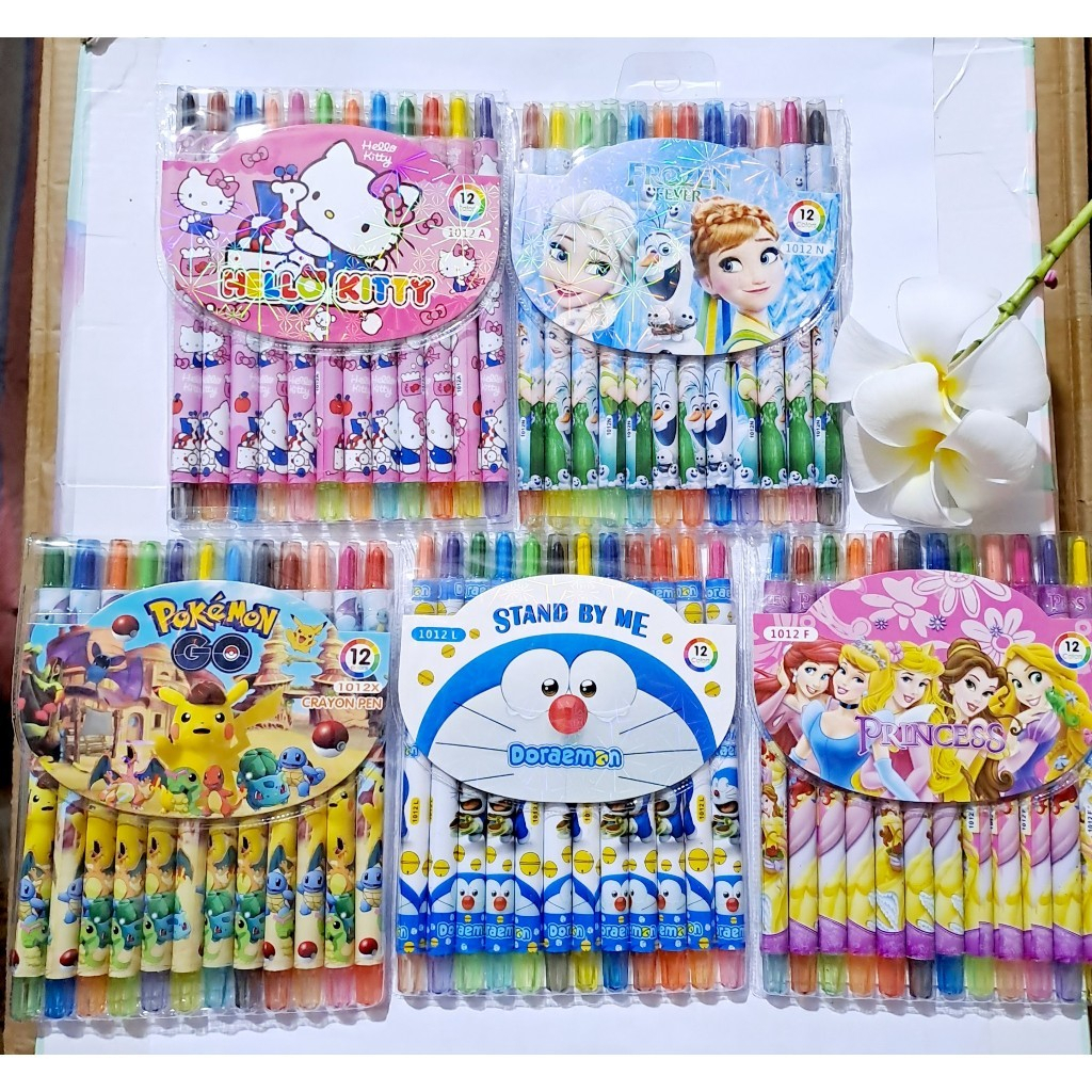 Twisting Crayons 12 colors / 18 colors / 24 colors Beautiful Good ...