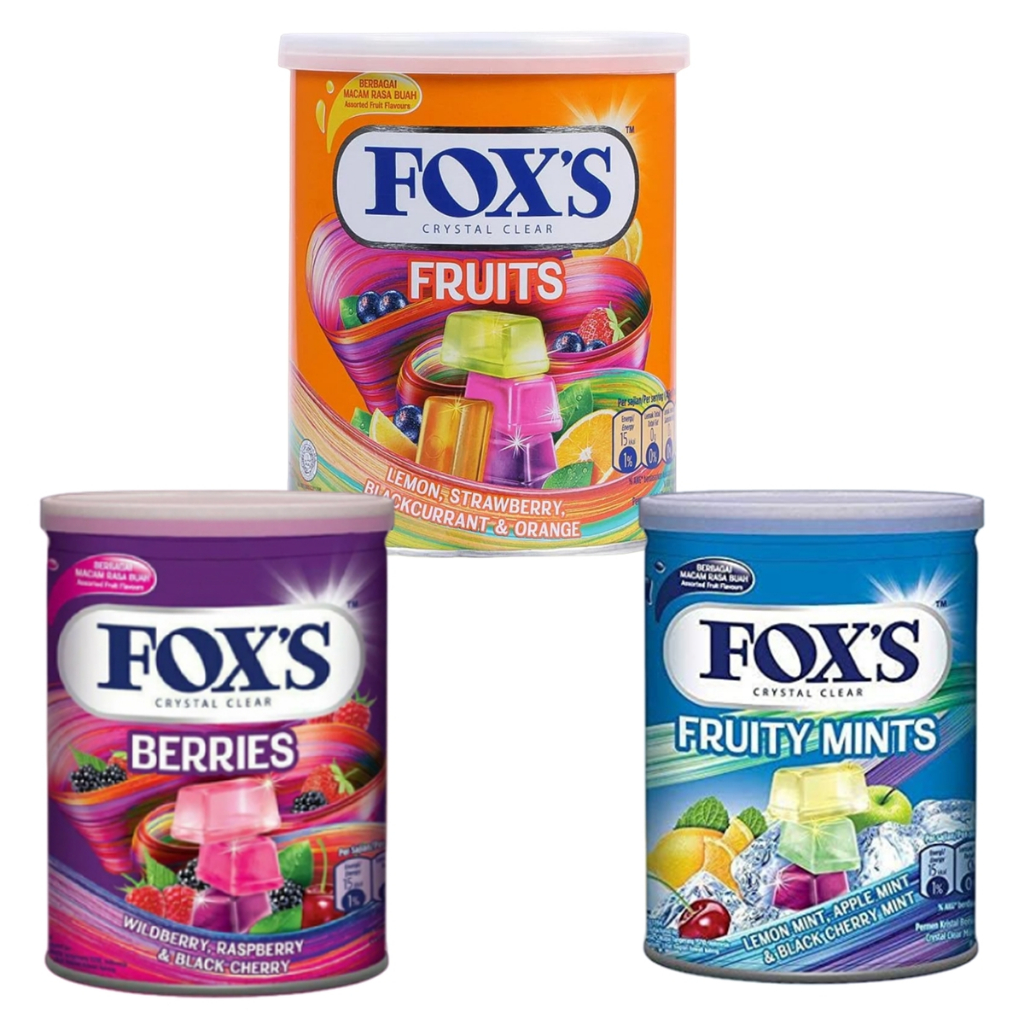 Fox's Candies: Fruity Mints, Berries and Fruits 180g | Shopee Malaysia