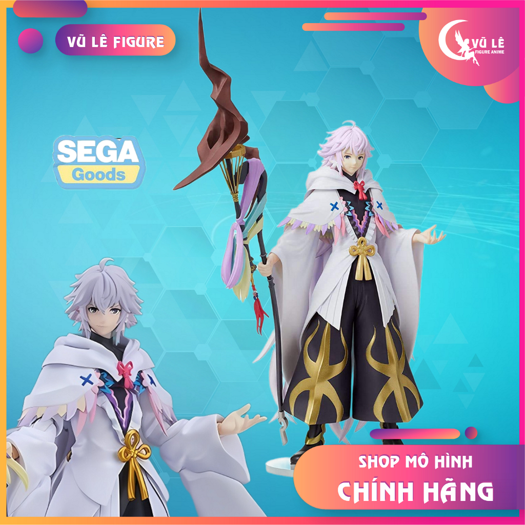 Genuine Sega Super Premium Merlin - Fate Grand 23cm, Genuine Japanese ...