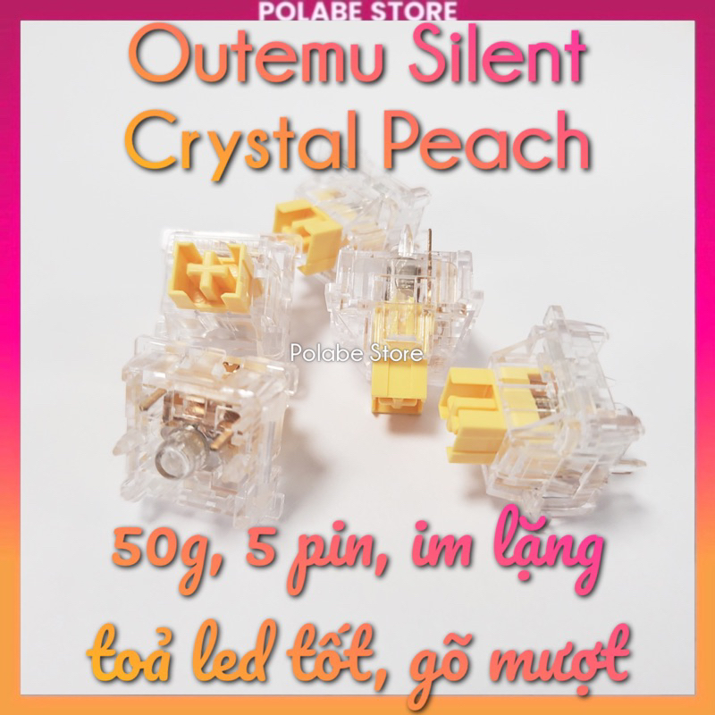 Outemu Silver peach V3 linear switch outemu Silver white gray yellow ...