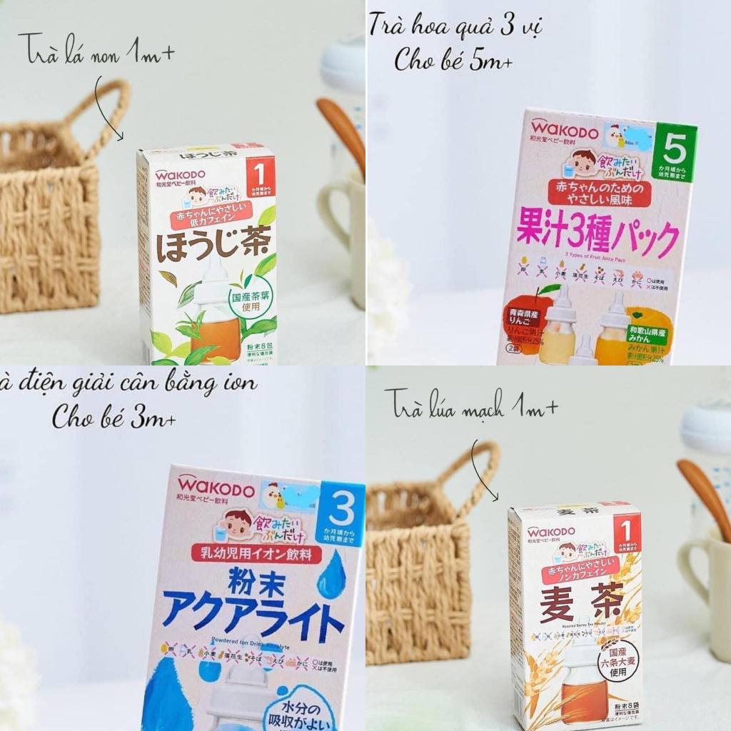 Wakodo Japanese fruit tea for babies from 5 months old | Shopee Malaysia