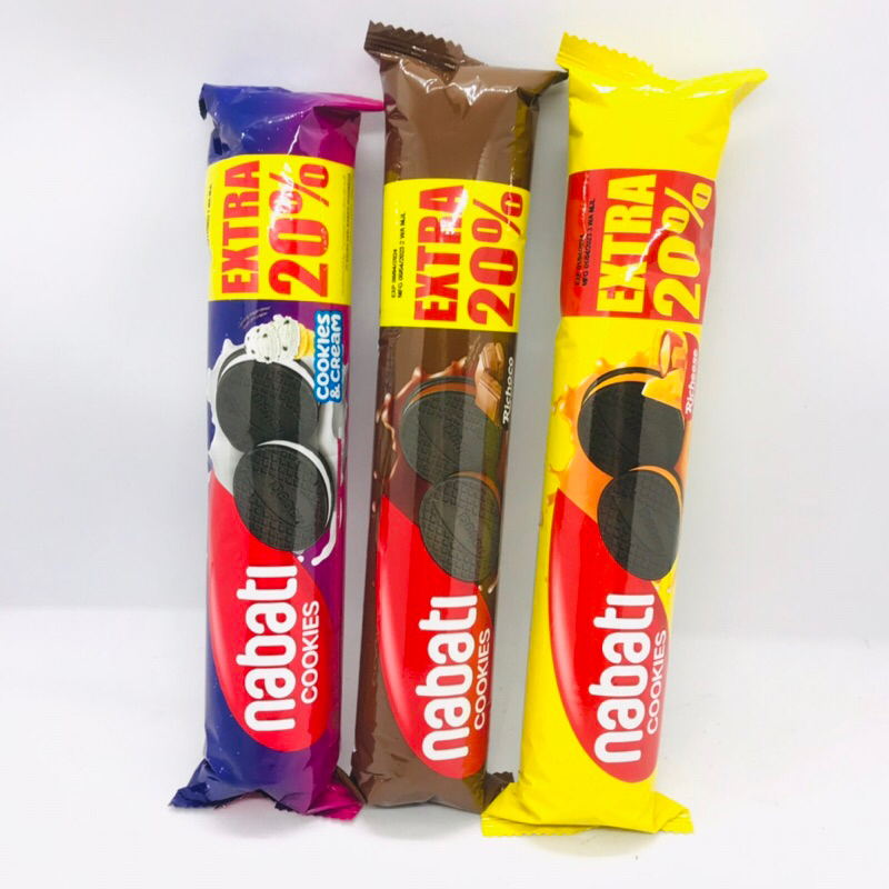 Nabati Cookies&Cream 136g - 3 flavors: vanilla, chocolate, cheese ...