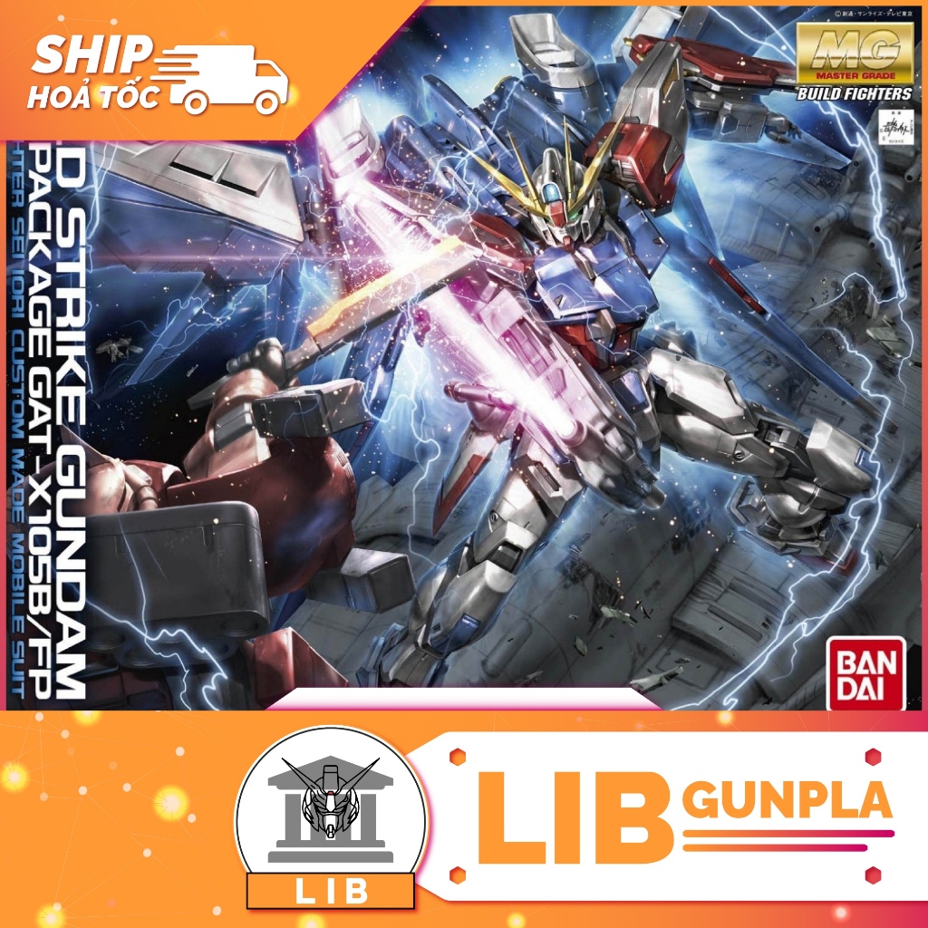 Assembly Model Bandai Gundam Build Fighter BF MG 1 / 100 Build Strike ...