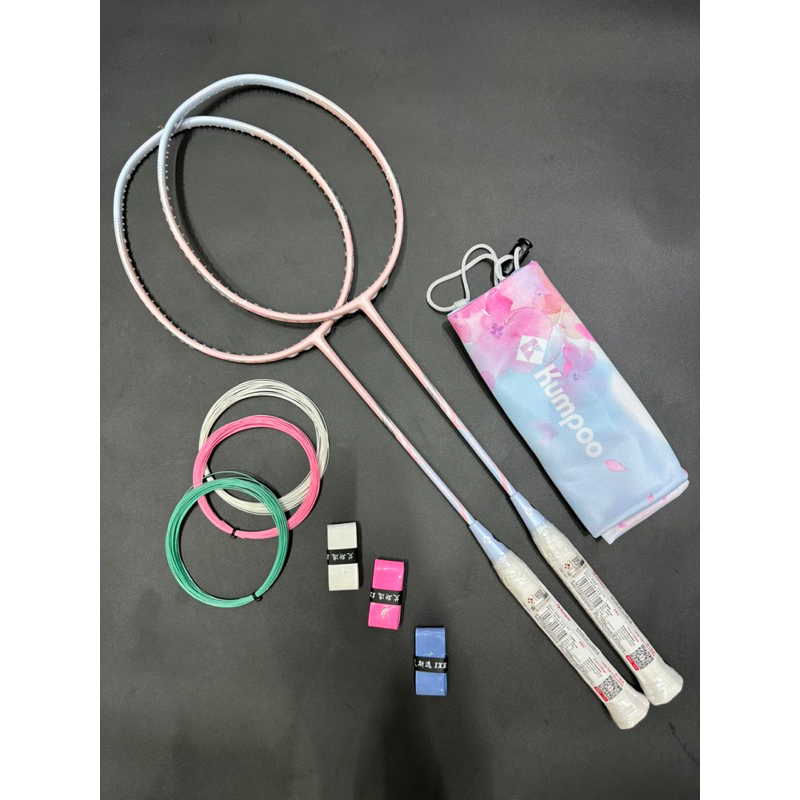 Genuine Kumpoo Sakura Cherry Blossom 4u badminton racket (Pre-strung ...