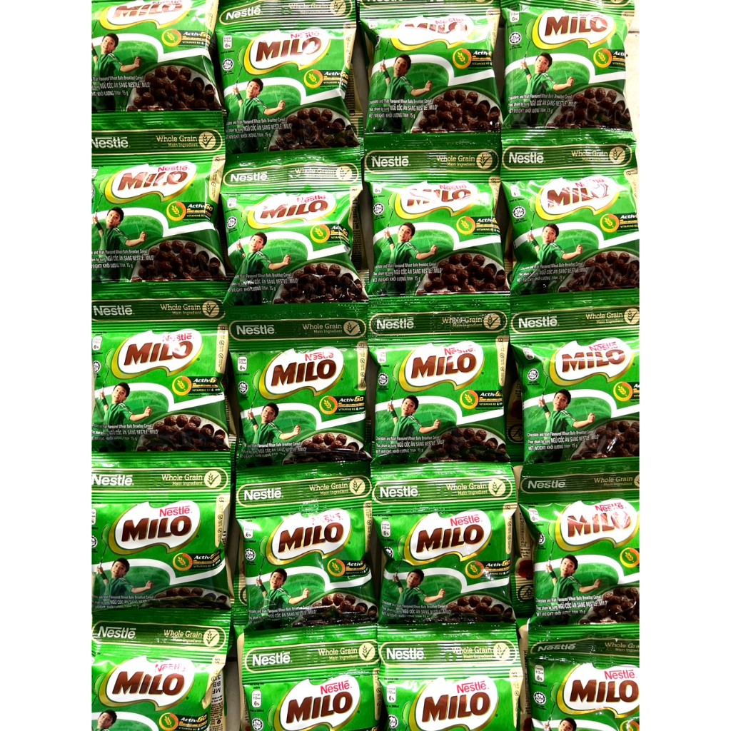 Milo Snacks - Nestle Milo Breakfast Cereal - 15gr Pack | Shopee Malaysia
