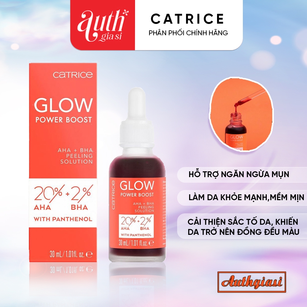 Catrice Glow Power Boost AHA 20% + BHA 2% Peeling Solution 30ml | Shopee Malaysia