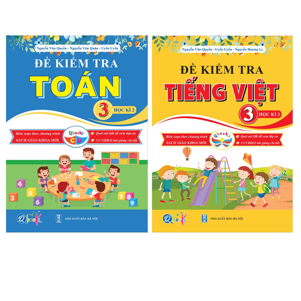 Books - Combo Math And Vietnamese Tests Grade 3 Semester 2 - Kites (Set ...