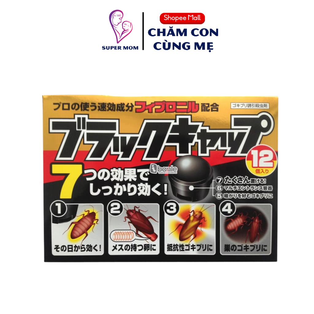 Barracks Cap box of 12 Japanese cockroach killer tablets completely ...