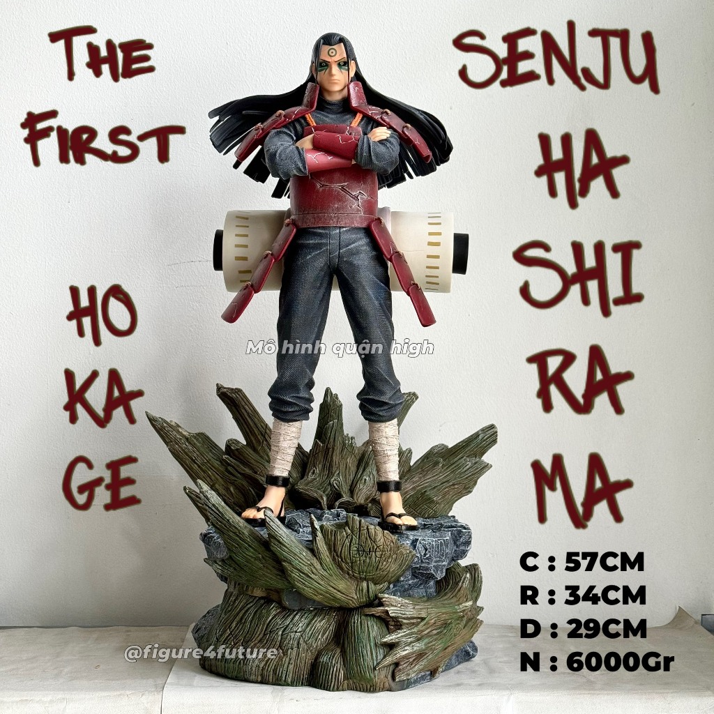 The first hokage hashirama character model is 57cm tall - super cool ...