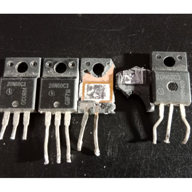 Mosfet 20N60 20N60C3 TO-220F 20A 600V N Channel disassemble | Shopee Malaysia