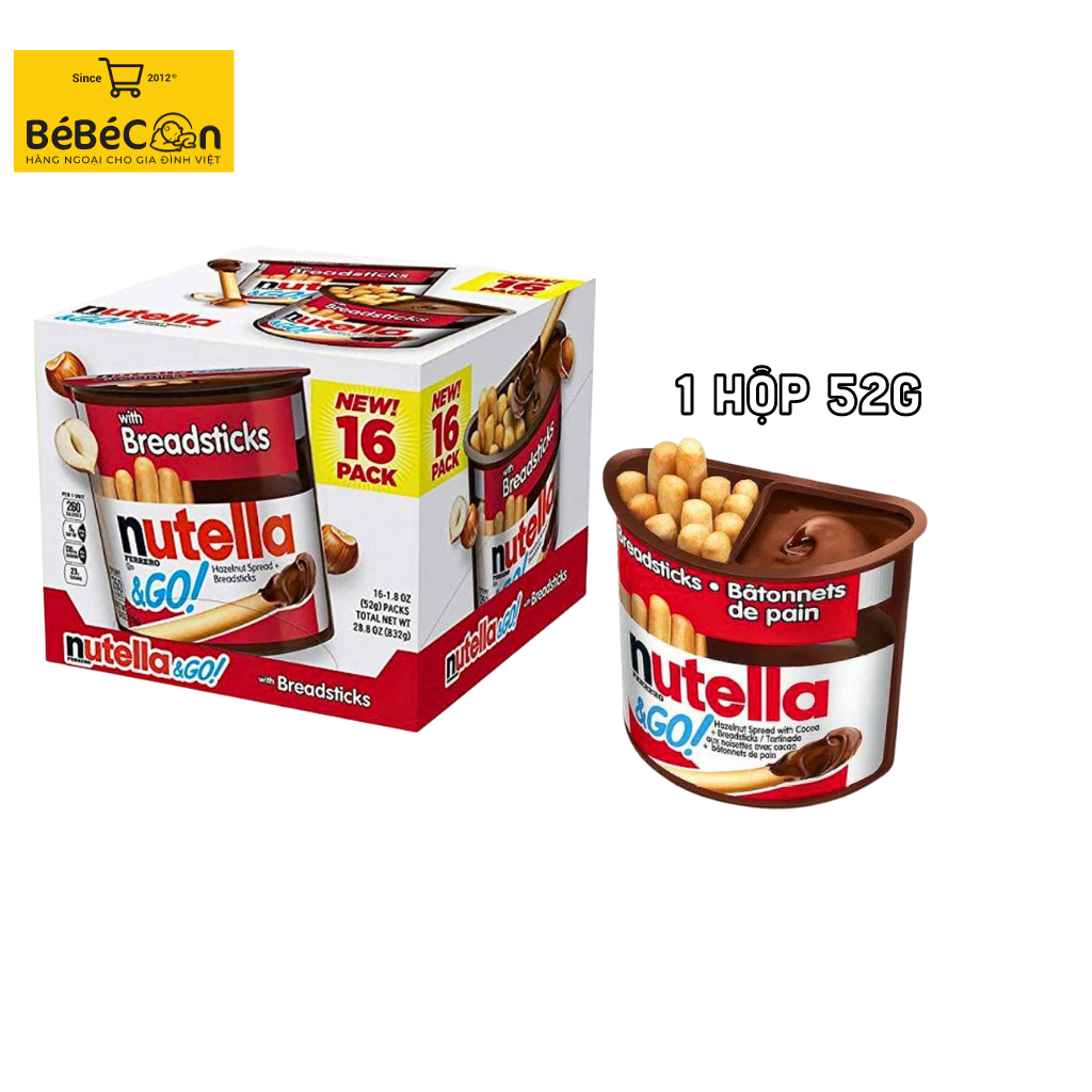 Nutella Chocolate Dipping Sticks 1 Box 52g | Shopee Malaysia