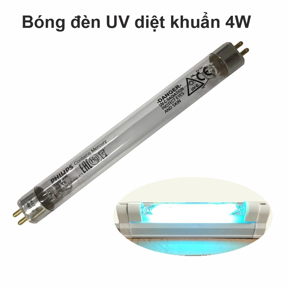 Philips 4W anti-bacterial UV bulb - UV light to remove acne | Shopee ...