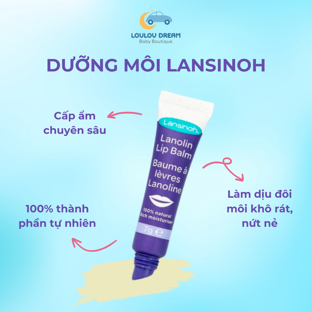 Lansinoh Lanolin Lip Balm super moisturizing, softens and soothes dry ...