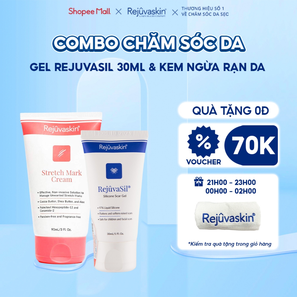 Rejuvaskin skin care Combo to flatten keloid scars and hypertrophic ...