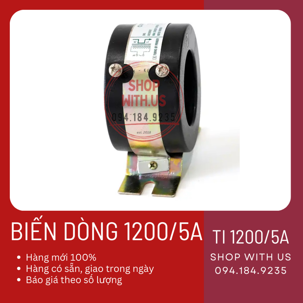 Current transformer 1200/5A - TI 1200/5A - Current transformer RCT-110 ...