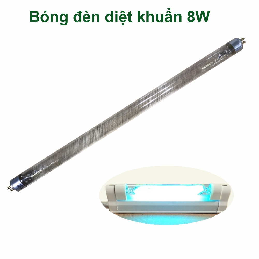 Philips 8W germicidal UV light bulb - Antibacterial ultraviolet light ...