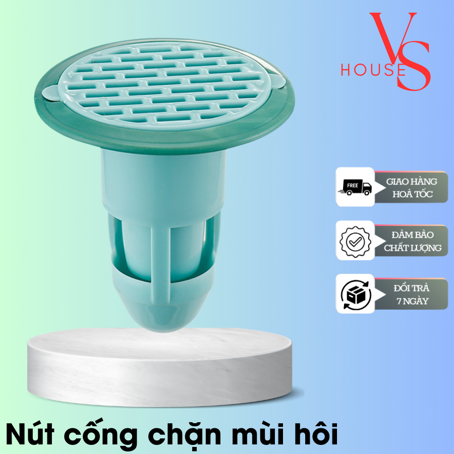 Drain stopper prevents sewer odors. Funnel cover set prevents floor ...