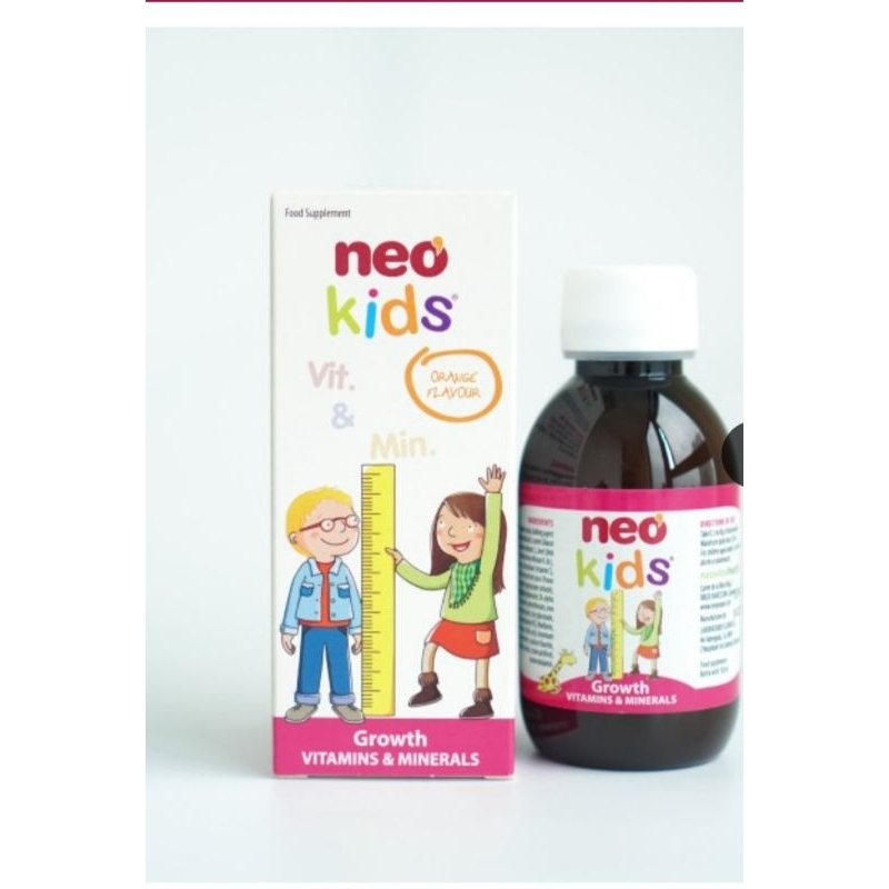 Neo Kids Growth, Multivitamin Syrup helps supplement 18 vitamins and ...