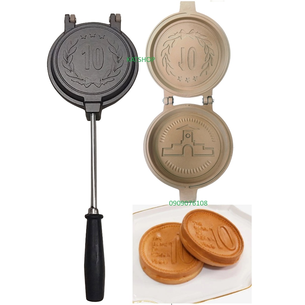 Non-stick Coin Cake Mold (Picture of Ben Thanh Market and Rice Flower ...