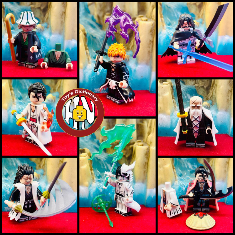 Bleach Assembly Toy Anime Zaraki Kenpachi Kurosaki Ichigo Minifigure ...