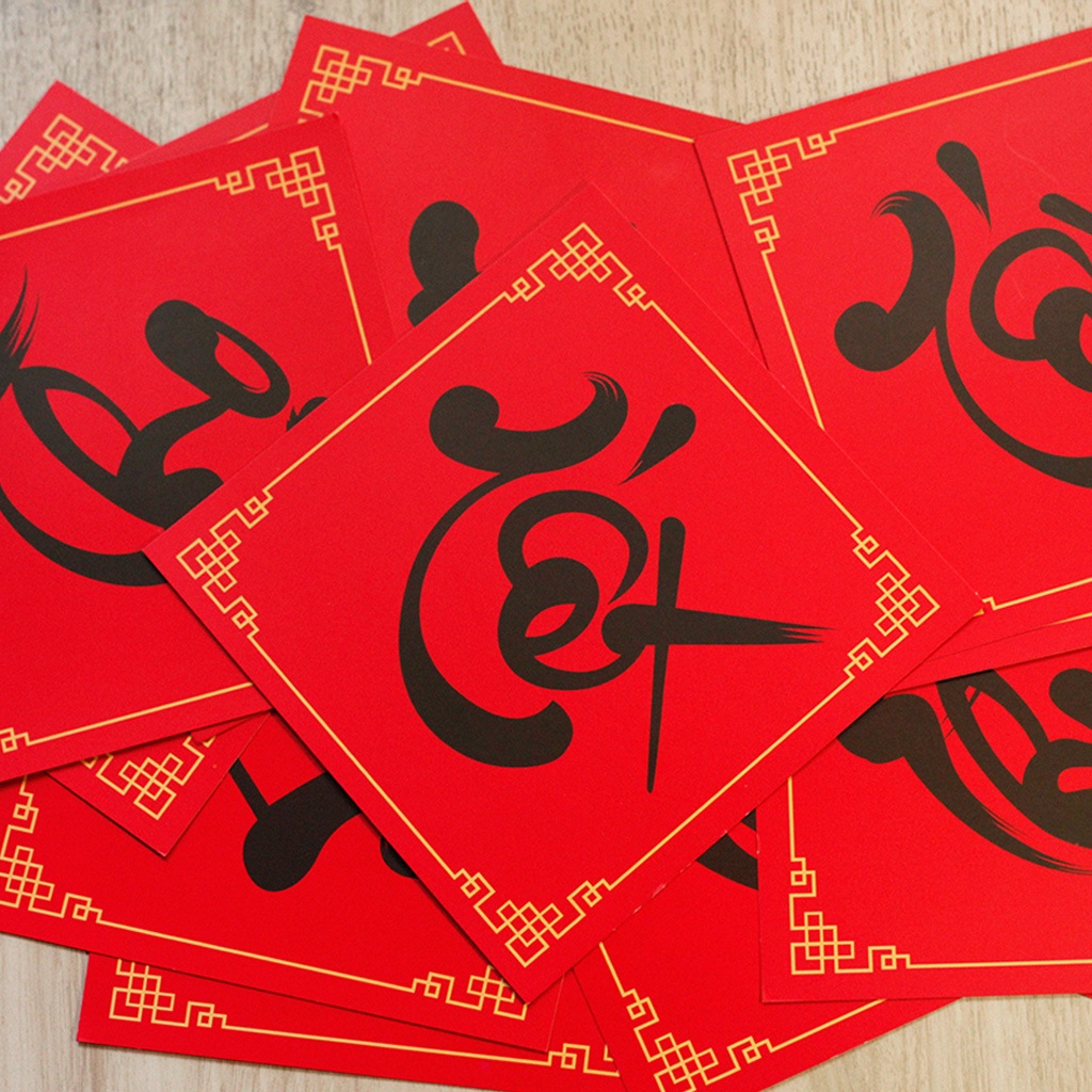 Decorative Calligraphy Letters CNY, High Quality Red Paper (Letter CNY ...