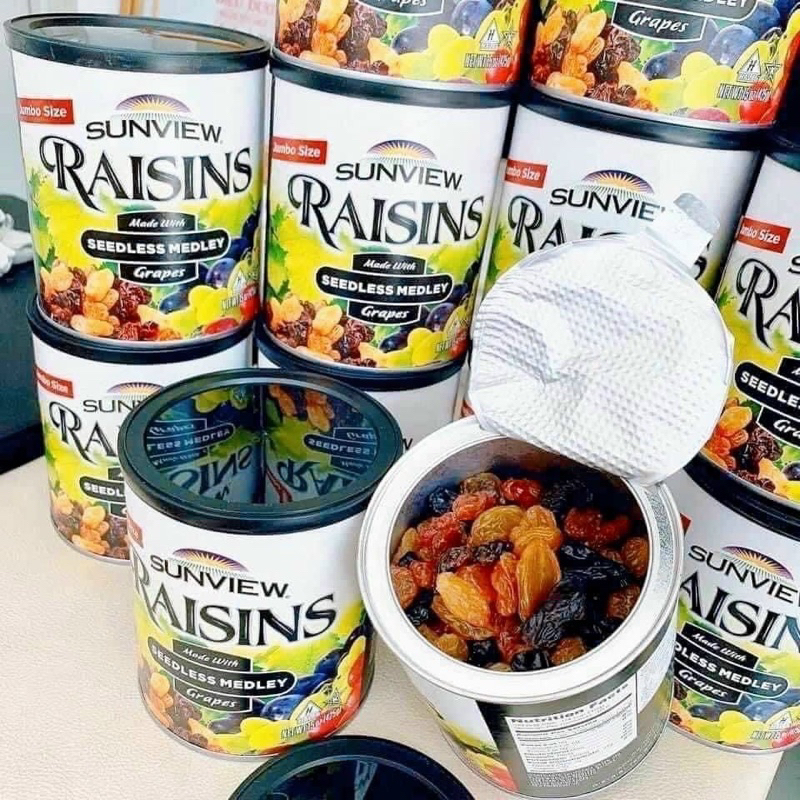 Sunview Raisin 3-Color Raisins box 425g, new 2025, best product in the ...