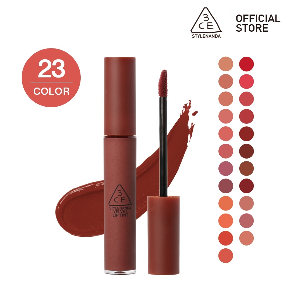 3ce Velvet Velvet Lip Tint 3CE Velvet Lip Tint 4g | Shopee Malaysia
