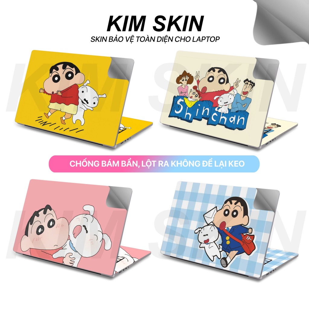 Laptop Skin Stickers 16 Models SHIN Pencil Boy Theme - Laptop Skin For ...