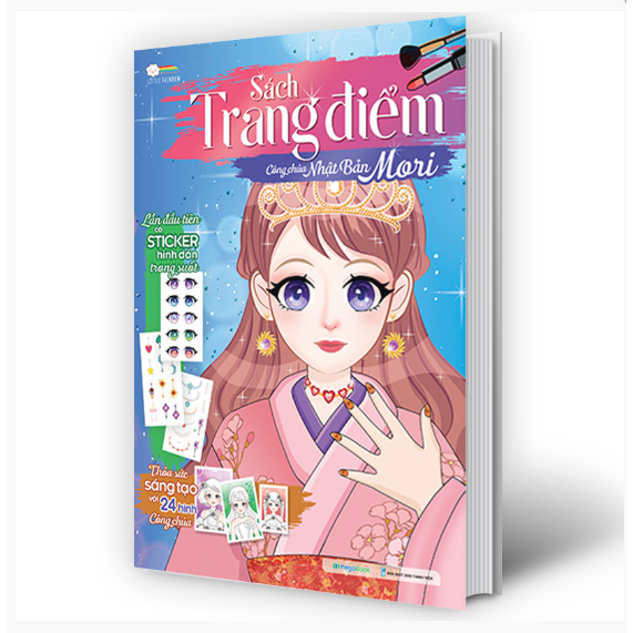 Books - Japanese Princess Mori Makeup Book (More Than 100 Stickers ...