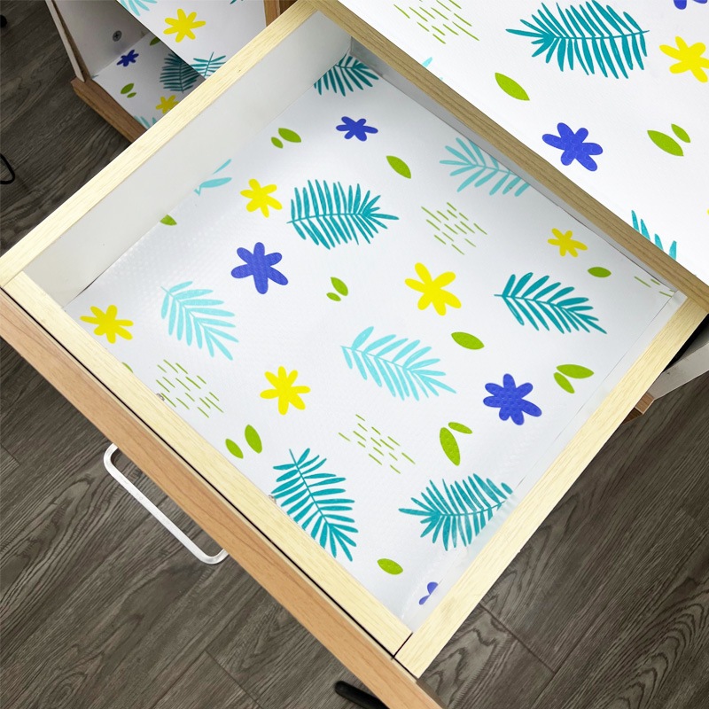 Roll of waterproof, non-slip Eva drawer lining paper, size 45x200 cm (1 ...