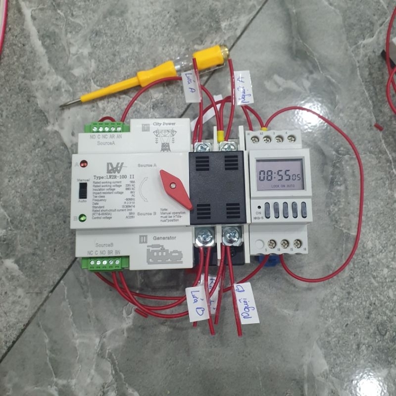 Ats set reverses 2 electricity meters - Turns 2 power sources by month ...