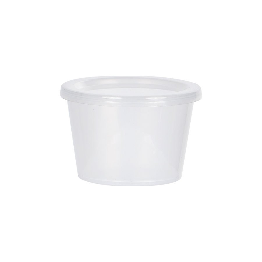 Plastic jars for caramel flan, jelly, yogurt, slime (flan box with lid ...