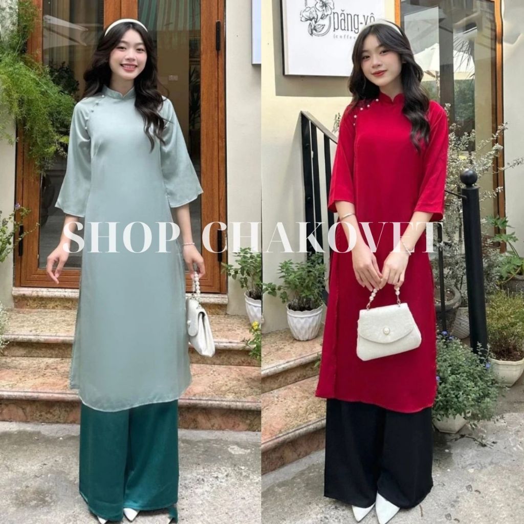 Chakovet women's modern ao dai for going out at holidays traditional ...