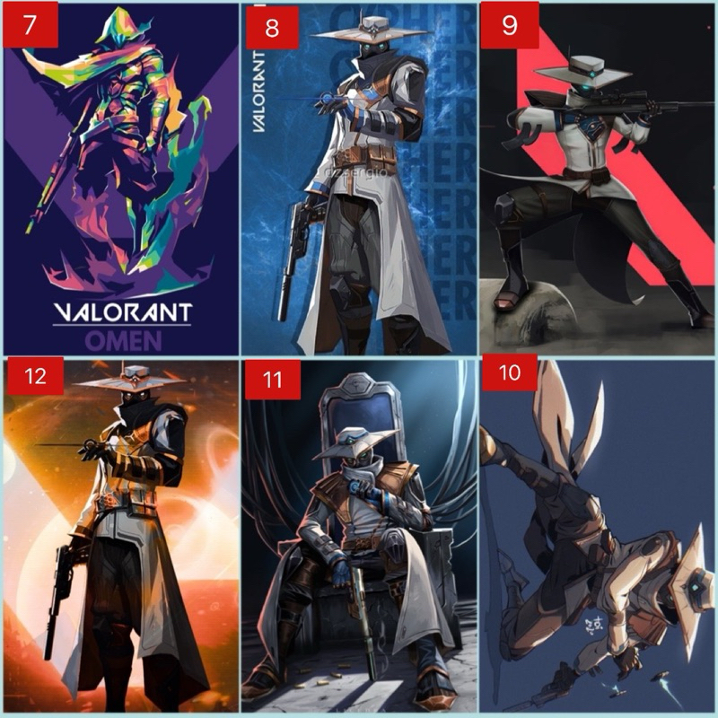 Cypher valorant Poster photo 3 a4 photos / valorant strategy game ...