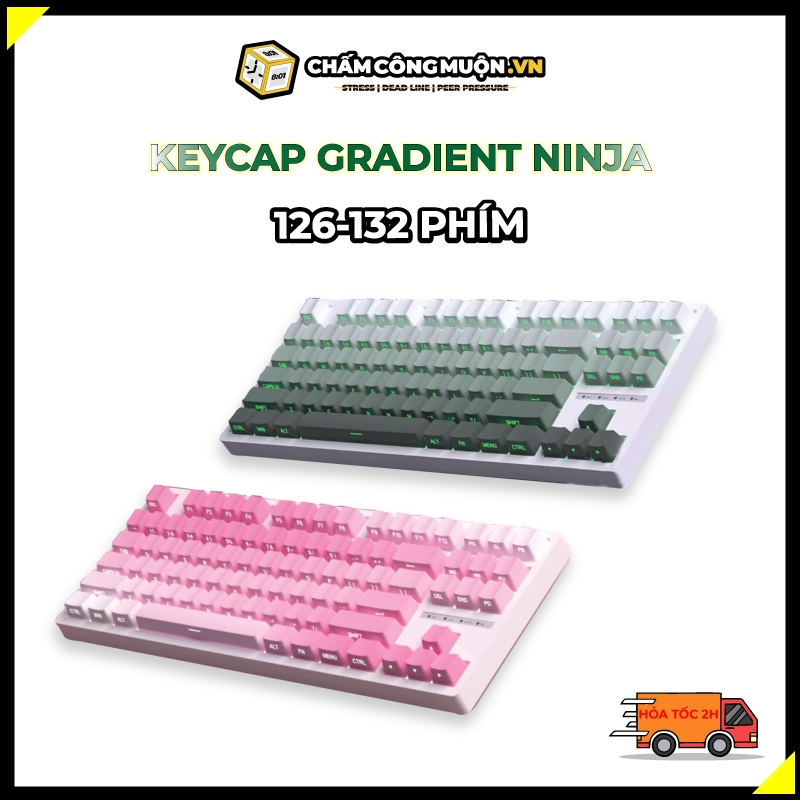 Keycap Gradient Ninja (Side Print) | Pbt Double Shot | Oem Profile ...