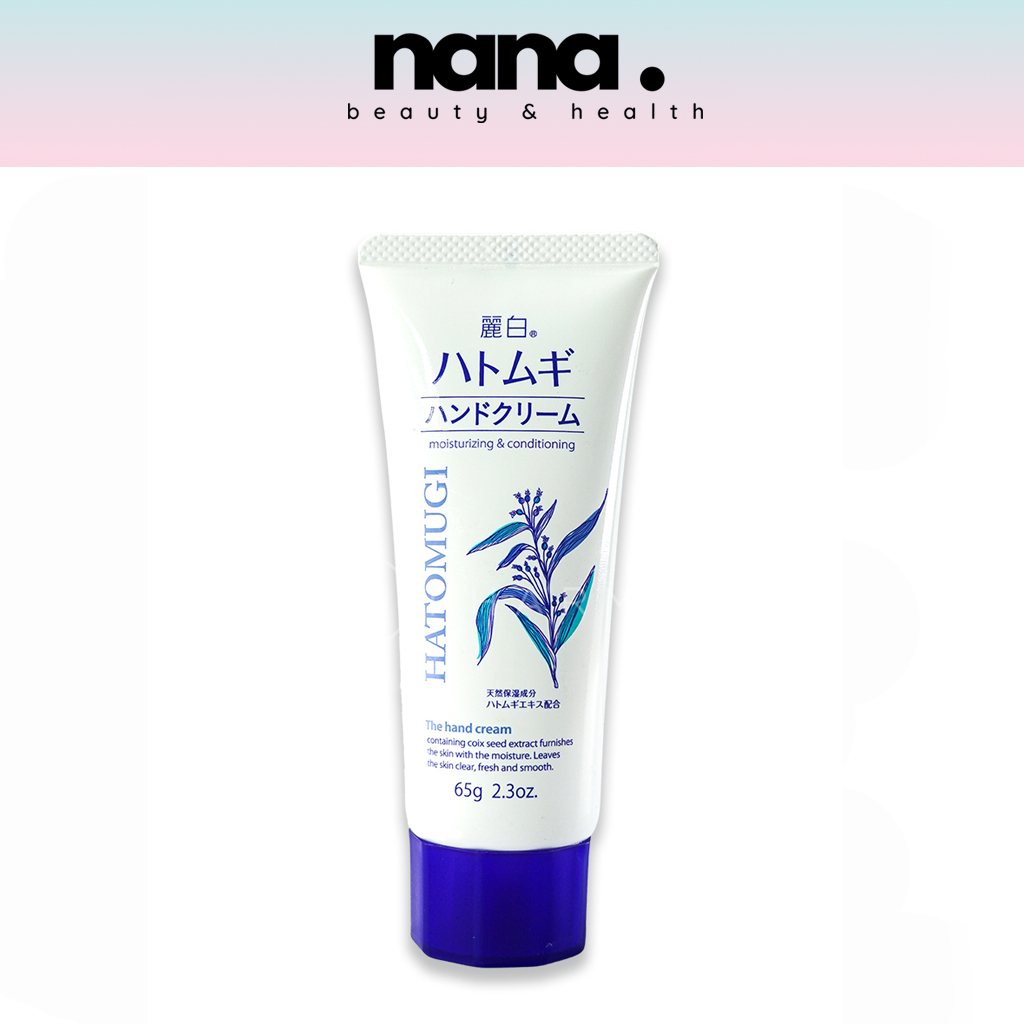 Reihaku Hatomugi Hand Cream Moisturizing & Wrinkle Prevention 65g ...