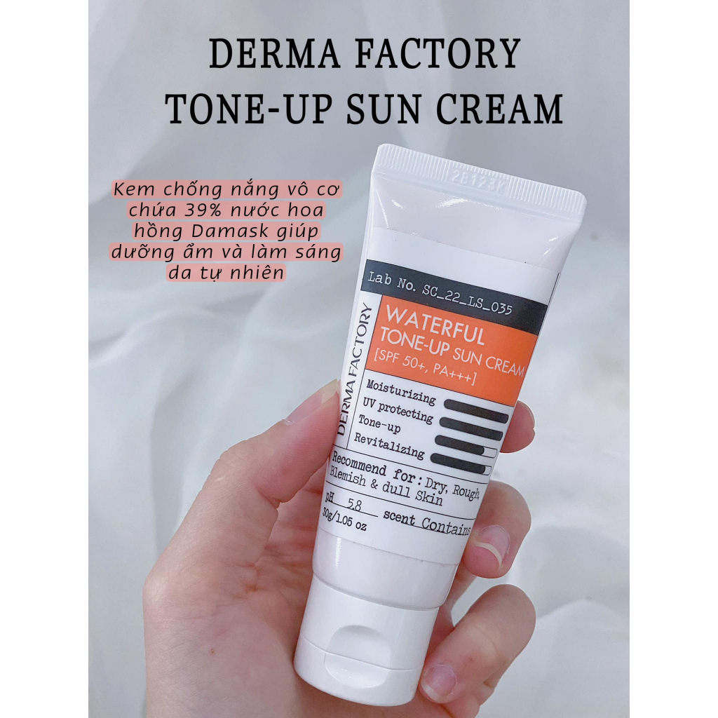 Derma Factory Waterful Tone up Sun Cream 30g | Shopee Malaysia