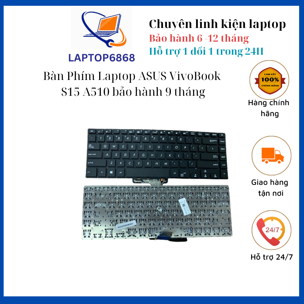 Asus VivoBook S15 A510 A510U S510U S510UA S510UR S510UN S510UQ X510UA ...