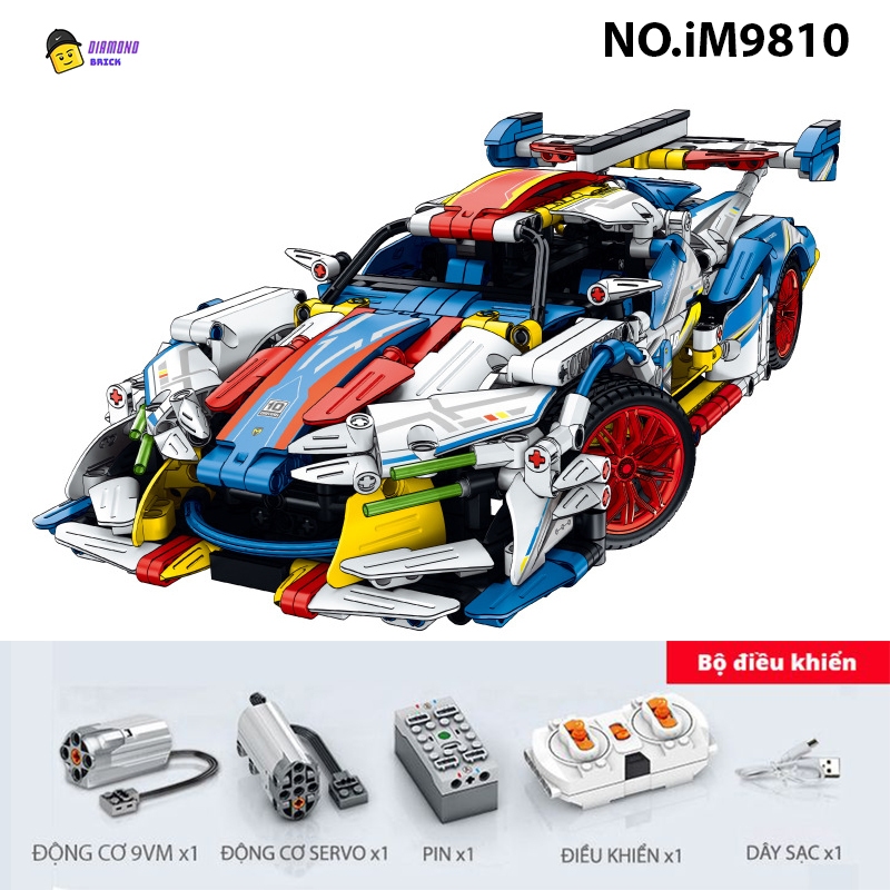 Im9810 Supercar Remote Control Model Puzzle Assembly Toy with More Than ...
