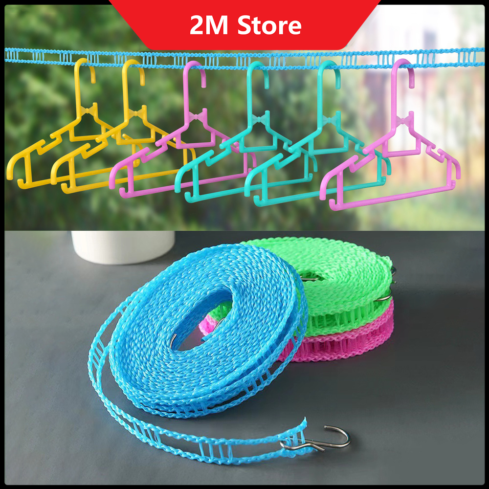 5 Meter Long Plastic Clothes Drying Rope - Super Strong Braided Rope ...
