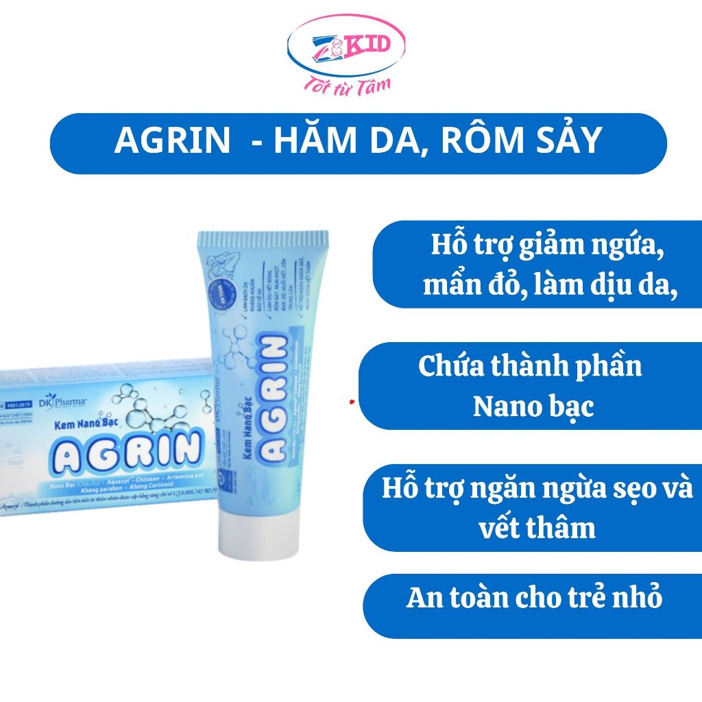 Agrin antibacterial nano silver cream, anti-diaper rash, rashes ...