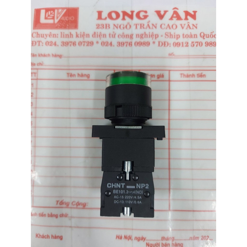 Release Push Button (Light Starter) With Red and Blue Light phi 22 ...