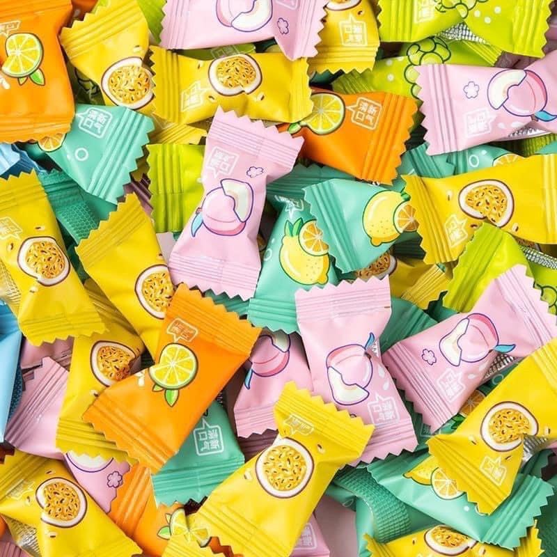 500g C Mint Fruit Candy, Mixed Fruit Flavored Lozenges, Delicious ...